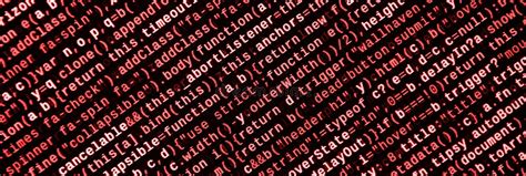 Writing Programming Code On Laptop Digital Binary Data On Computer