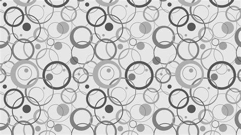 Light Grey Seamless Overlapping Circles Pattern