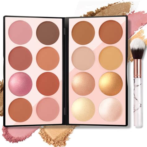 Newbang 16 Colors Blush Contour Highlighter Makeup Palette