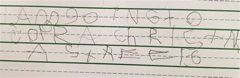 Examples Of Dysgraphia Handwriting Ddvlne