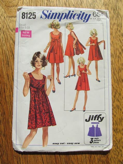 Have It In Size Small 8 10 Sw Vintage Sewing Pattern 1970s Jiffy