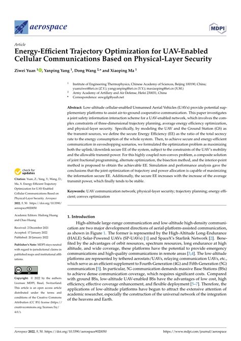Pdf Energy Efficient Trajectory Optimization For Uav Enabled Cellular
