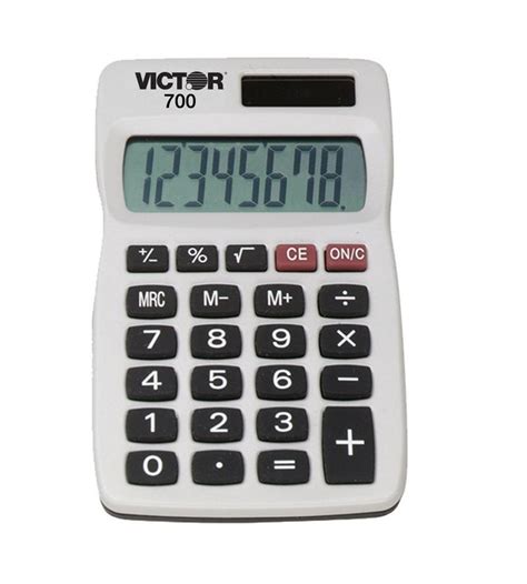 Victor 700 Basic Four Function Solar Calculator Set Of 20
