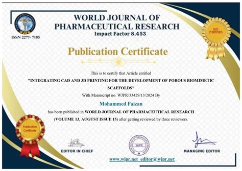 Mohammad Faizan On Linkedin Research 3dprinting