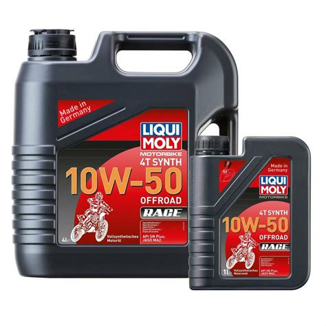 Liqui Moly Fully Synthetic 10w50 Motorbike 4t Off Road Race Engine Oil