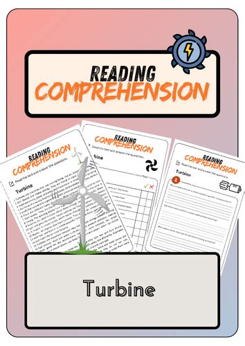 Reading Comprehension Turbine Solutions Teaching Resources