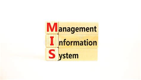 Mis Management Information System Symbol Concept Words Mis Management Information System On
