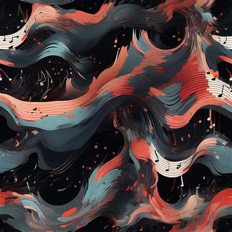 Premium Photo Abstract Visualization Of Aigenerated Music