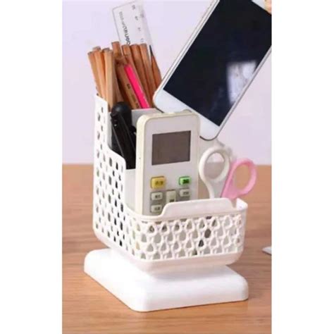Flexible Plastic Multipurpose Desktop Storage Basket For Pen Pencill