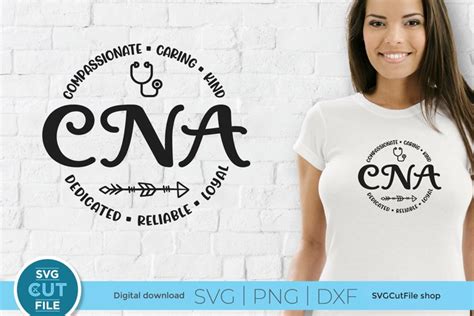 Cna Svg A Certified Nursing Assistant Svg For Men Or Women