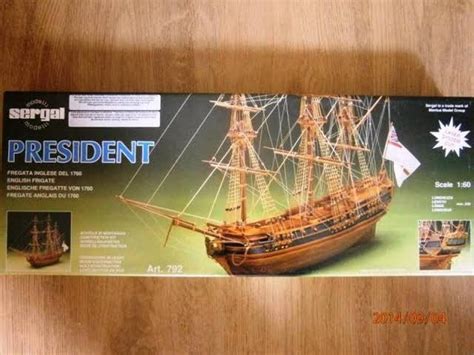 Model Ship In Box Ready For Display