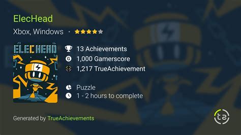 Elechead Achievements Trueachievements