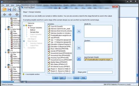 How To Use Population Weights In Spss Complex Samples Lj Zigerell