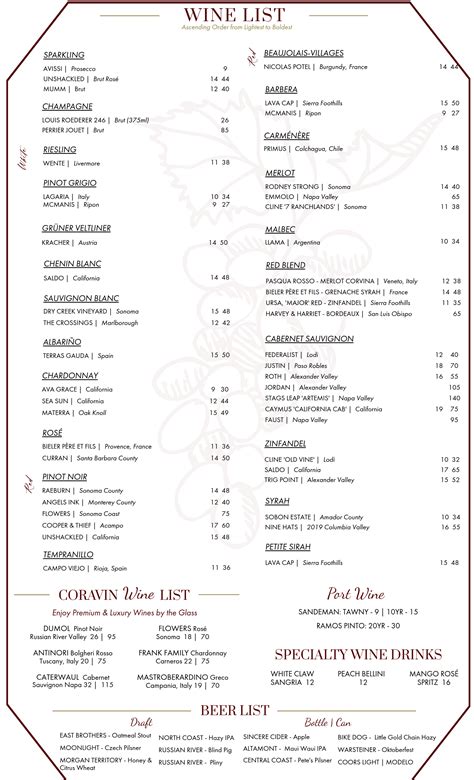 The Wine And Cocktails — The Vine House