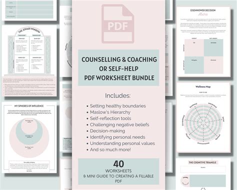 Pdf Self Help Or Therapy Worksheets Coaching Worksheets Therapy Tools