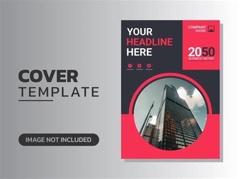 전문 기업 책 표지 템플릿 프리미엄 벡터