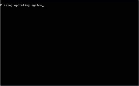 Missing Operating System Tras Actualizar A Windows 10