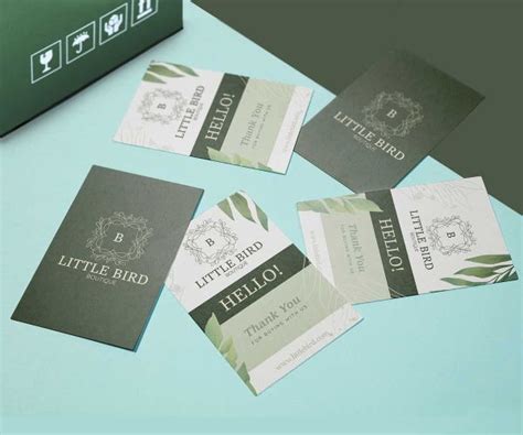 Packaging Insert Cards Custom Product Instruction Insert Card Printing