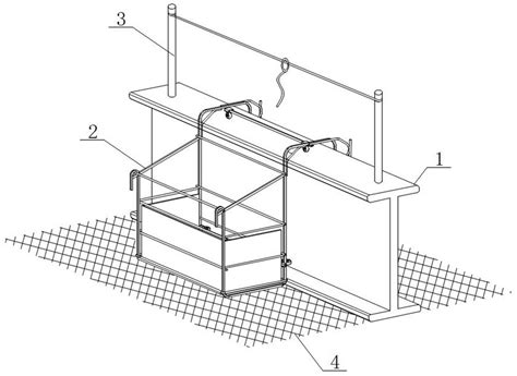 一种高空施工作业安全防护结构的制作方法