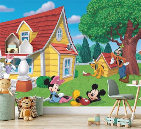 Mickey Mouse Clubhouse House Wallpaper