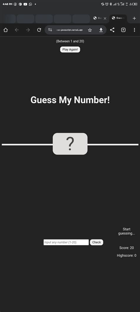 Day48 Firstjavscriptproject Miniguessinggame Coding Moses O Adewuyi