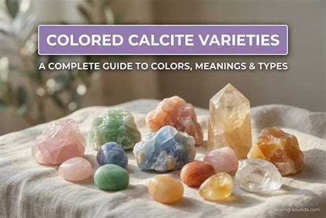 Colored Calcite Varieties Guide Stones Meanings And Types