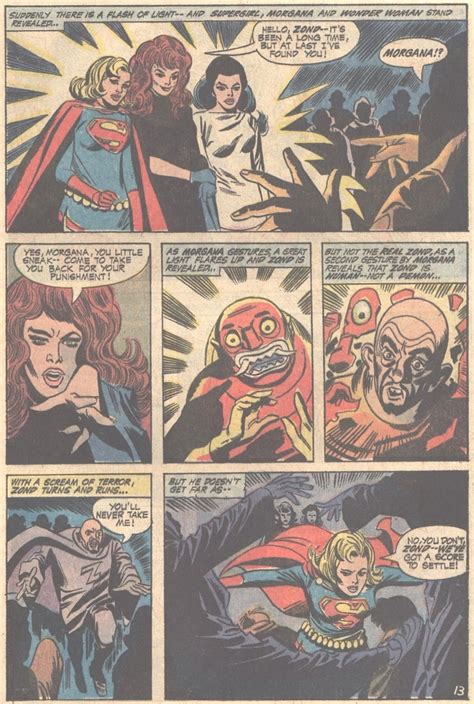 Adventure Comics 397 1970 Pages 12 13 Supergirl Confronts A Wizard