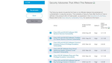Catalyst Ios Xe Versions For The 3850 Regarding Vulnerabilities Cisco