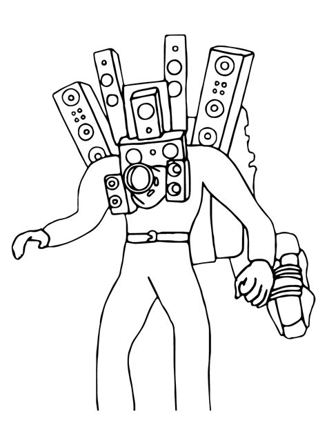 20 Titan Speakerman Coloring Pages Free Printable Pdf And Online Coloring