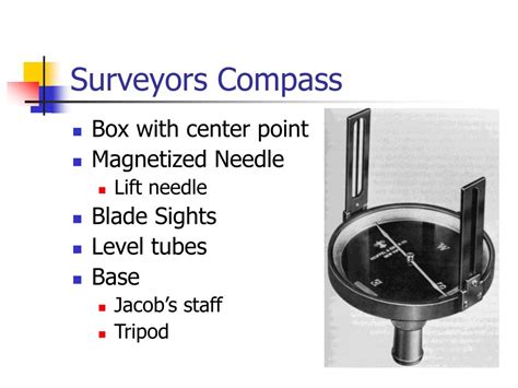 Ppt Surveyors Compass Powerpoint Presentation Free Download Id3892743