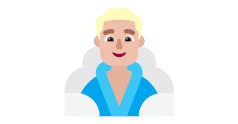 Man In Steamy Room Medium Light Free Vector Icon Iconbolt