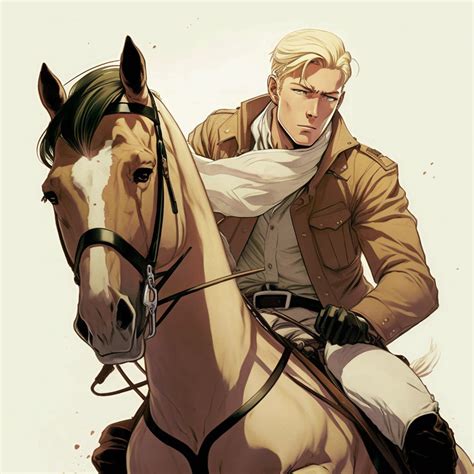 Erwin Smith Characters Art Attack On Titan Wings Of