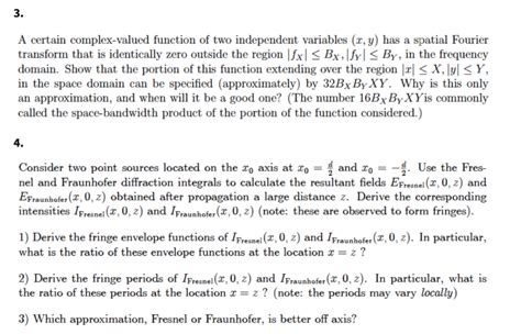 3 A Certain Complex Valued Function Of Two