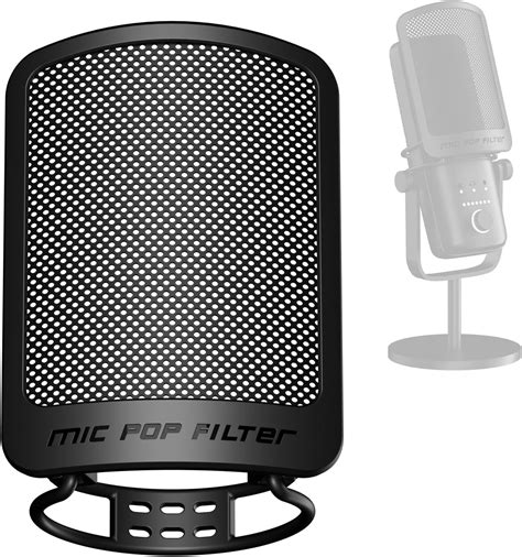 Aokeo Professioneller Mikrofone Pop Filter Maskenschutz Für Blue Yeti