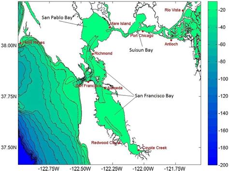The Bathymetry Of San Francisco Bay Operational Forecast System And The