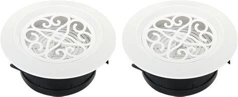 Patikil 5 Inch Round Air Vent 2 Pack Adjustable Ceiling Diffuser Grill