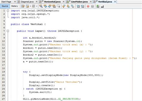 Program Membuat Garis Dengan Java Dan Opengl ~ Rizky Aprialdy