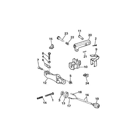 Johnson Evinrude 9 9 And 15 Hp 1982 1992 Remote Control Kit 398032 Boat And Outboard