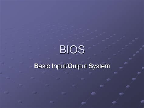 Ppt Bios Powerpoint Presentation Free Download Id4596317