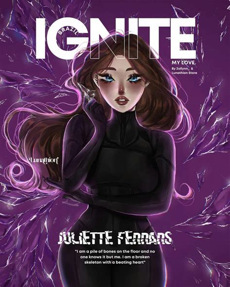 Juliette Ferrars Shatter Me Series Fan Art Book People