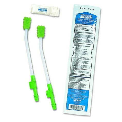 Toothette Suction Swab Kit 6513 Case Of 100