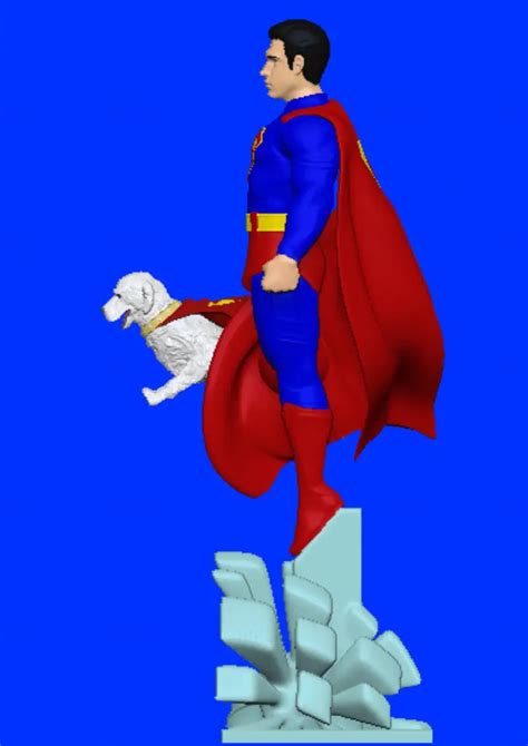 Superman And Krypto 2025 David Corenswet 3d Print Model Stl Files