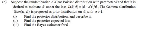 solved b ﻿suppose the random variable x ﻿has poisson