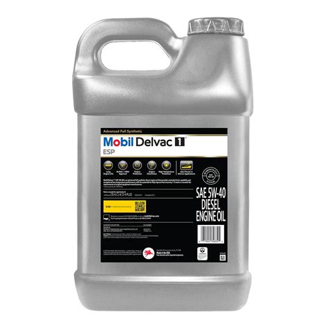 Mobil 1 125419 Delvac 1 Esp Motor Oil 5w 40 25 Gallon Box2