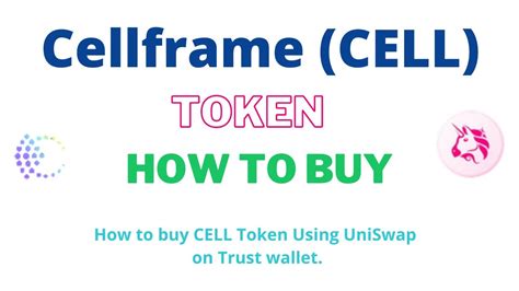 How To Buy Cellframe Token Cell Using Uniswap On Trust Wallet Youtube