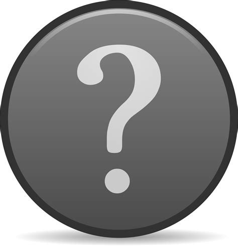 Clipart Question Dialog Icon