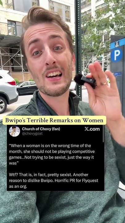 Bwipos Sexist Comments Youtube