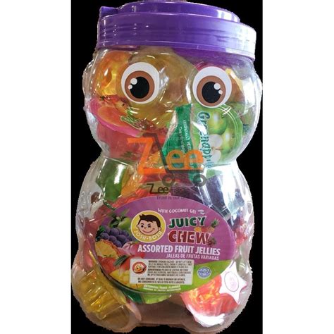 Assorted Fruit Jelly Jar Monkey 6x34pcx35g