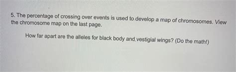 3 Complete The Table Ignore Sex Phenotype