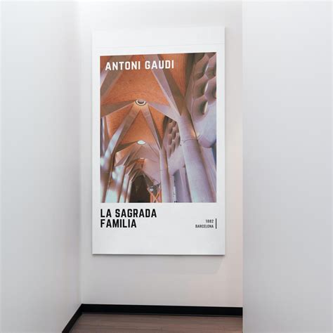La Sagrada Familia Art Print Antonio Gaudi Print Home Decor